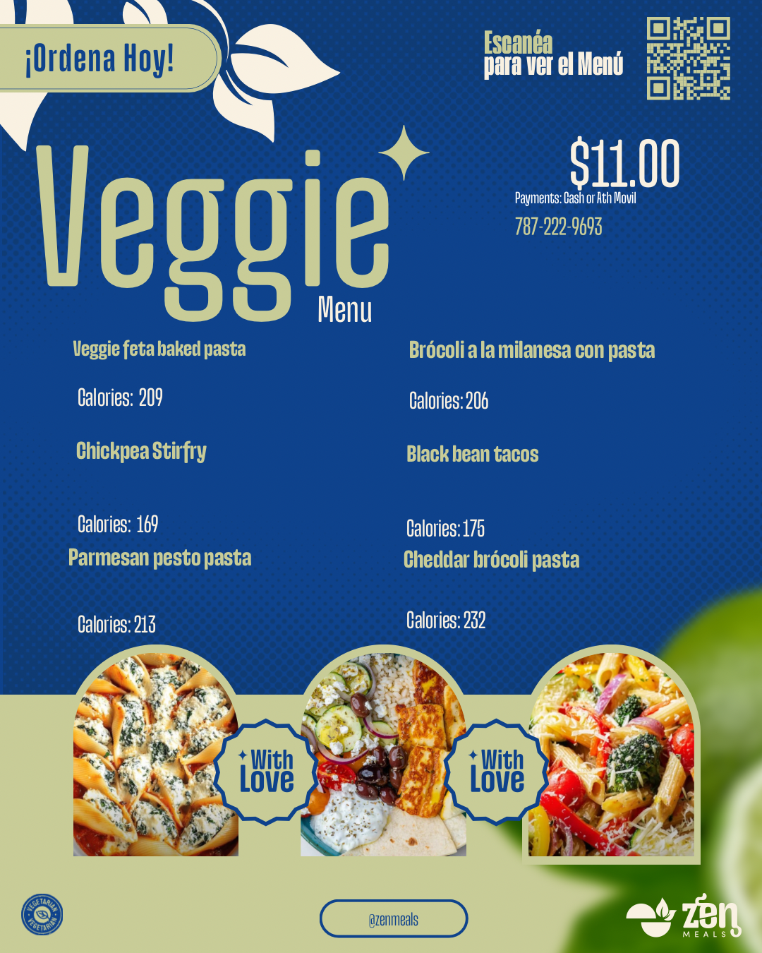 Veggie Menu Meal Prep – Zen Meal by Zen